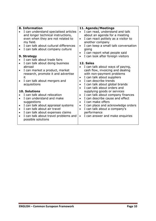 Common European Framework of Reference (CEFR) | PDF | Dating | Family ...