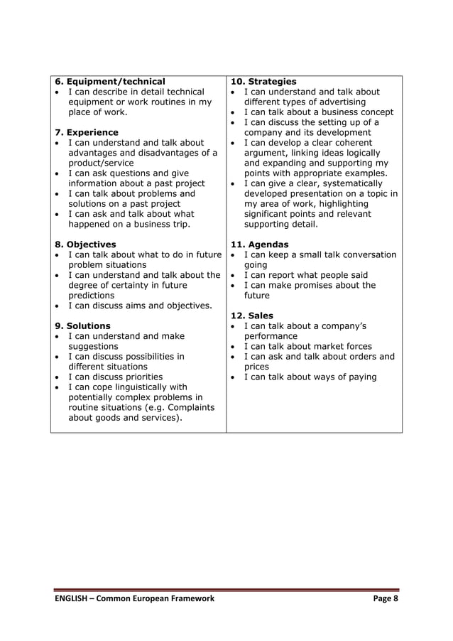 Common European Framework of Reference (CEFR) | PDF | Dating | Family ...