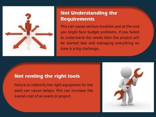Common Event Equipment Rental Mistakes | PPT