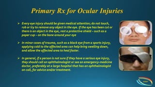 Common eye injury | PPTX