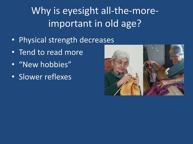 Common eye problems in old age | PPTX