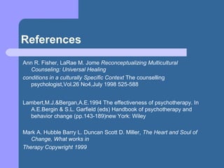 Common factors approach | PPT