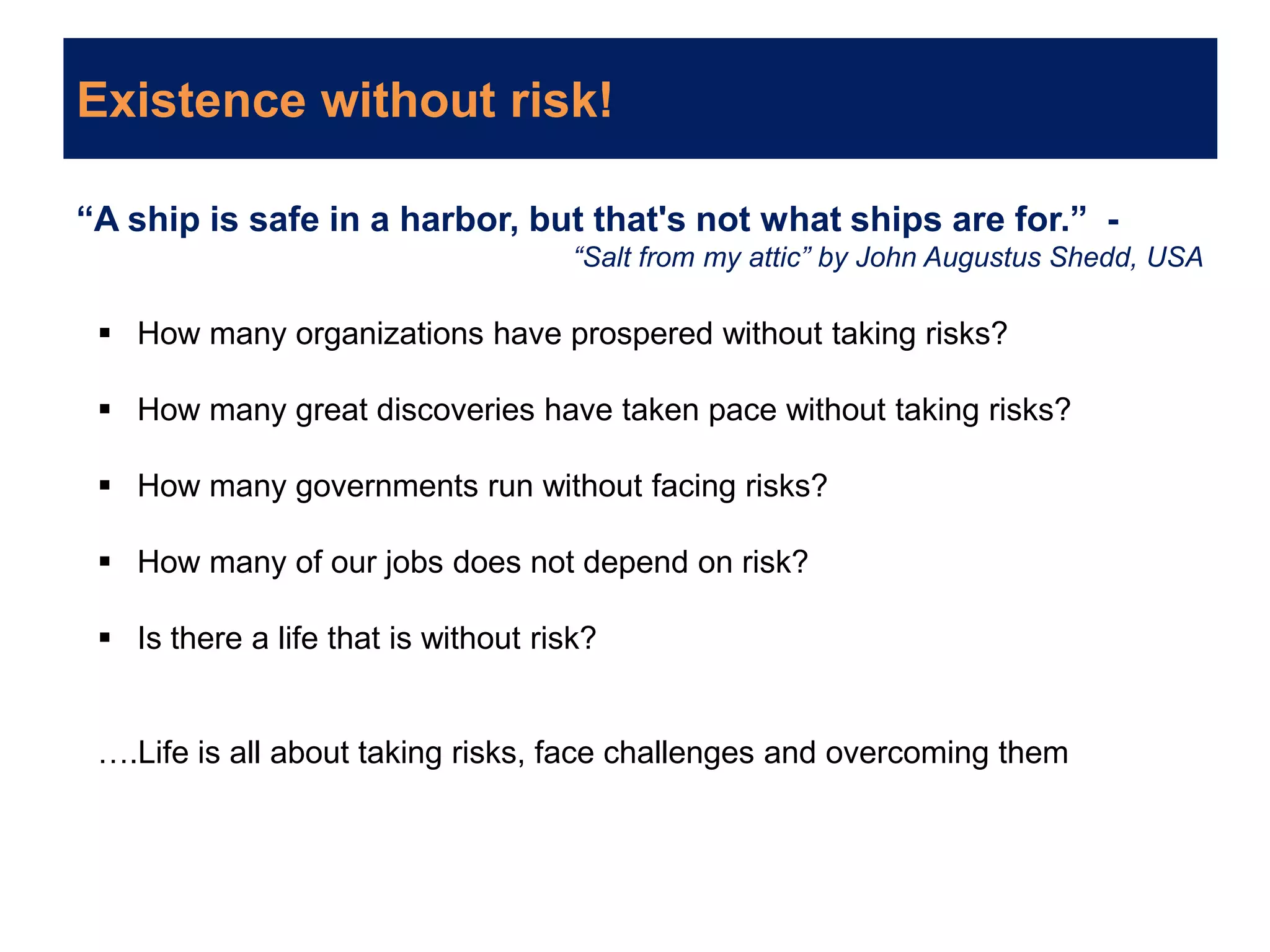 Common failures of risk management | PPTX