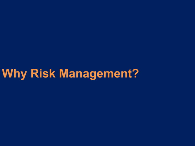Common failures of risk management | PPT