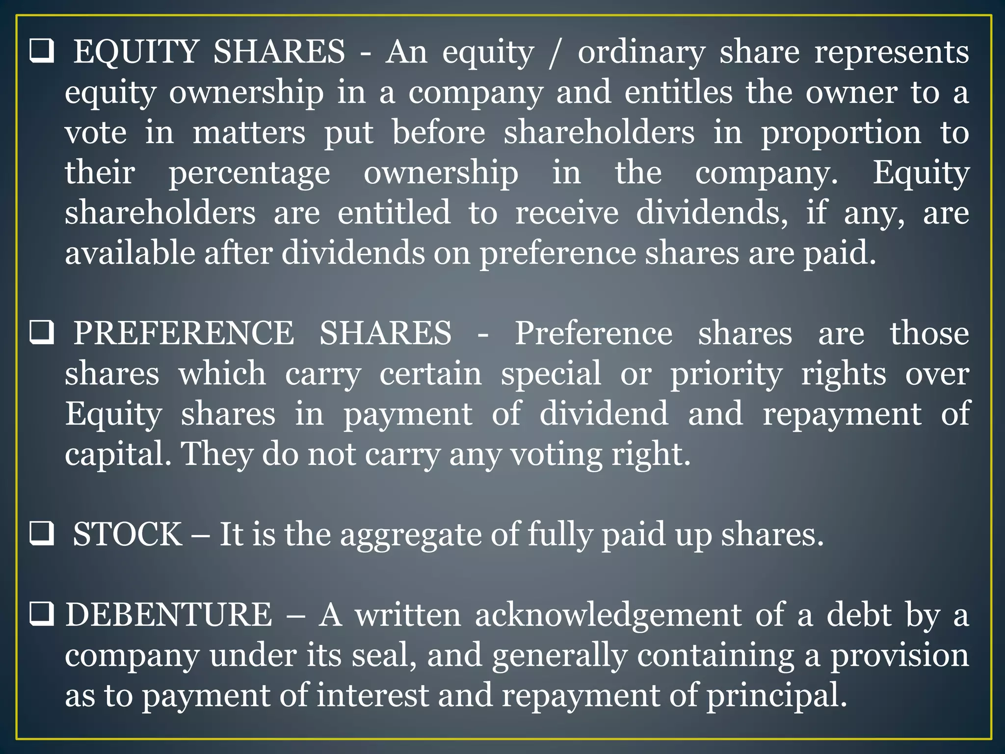 Common finance terminology | PPTX