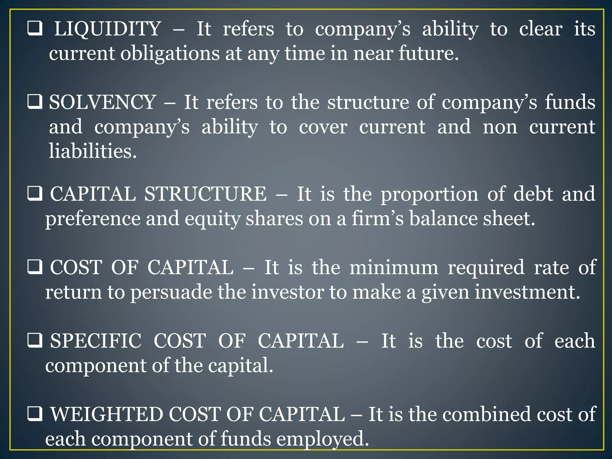 Common finance terminology | PPTX