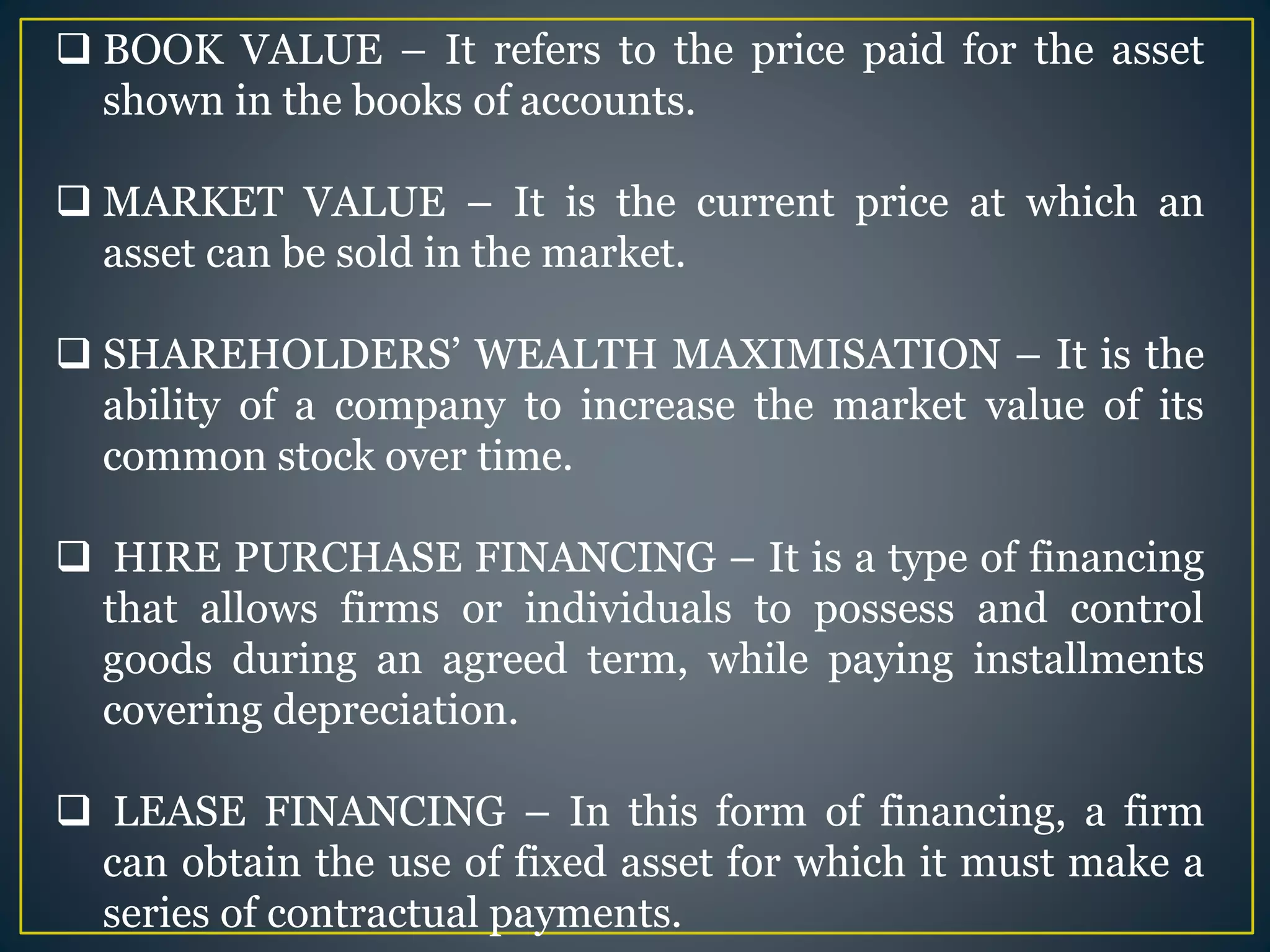 Common finance terminology | PPTX