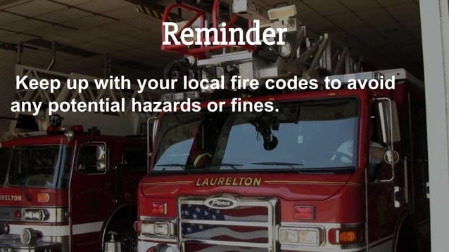 Common Fire Safety Violations | PPTX | Home & Garden