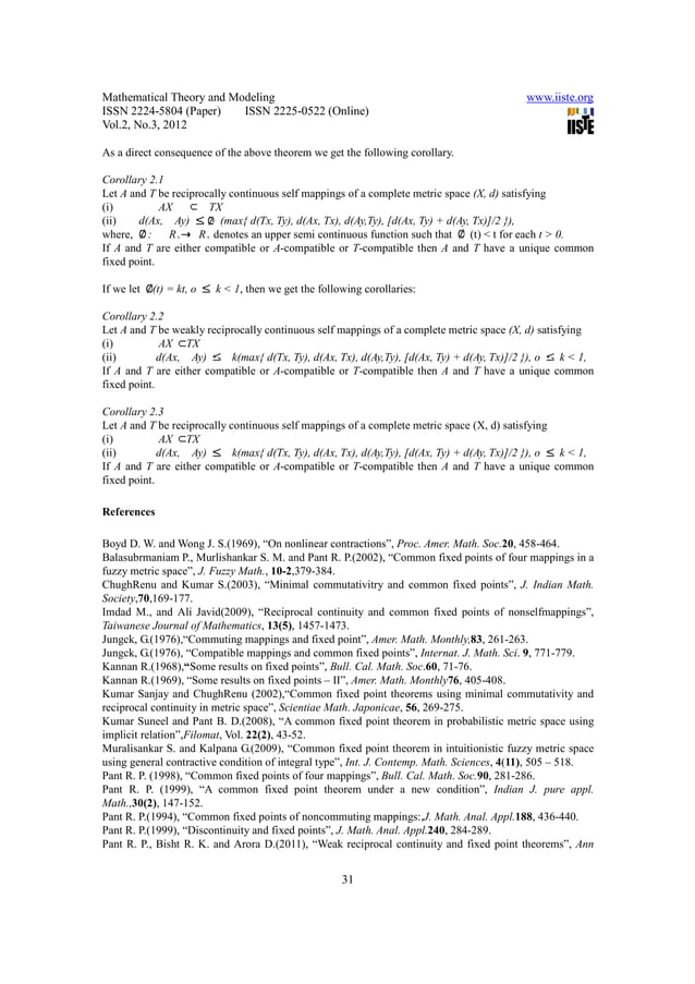 Common Fixed Points Of Weakly Reciprocally Continuous Maps Using A