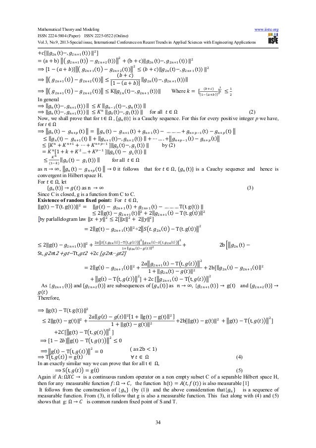 Common Fixed Point Theorems For Random Operators In Hilbert Space