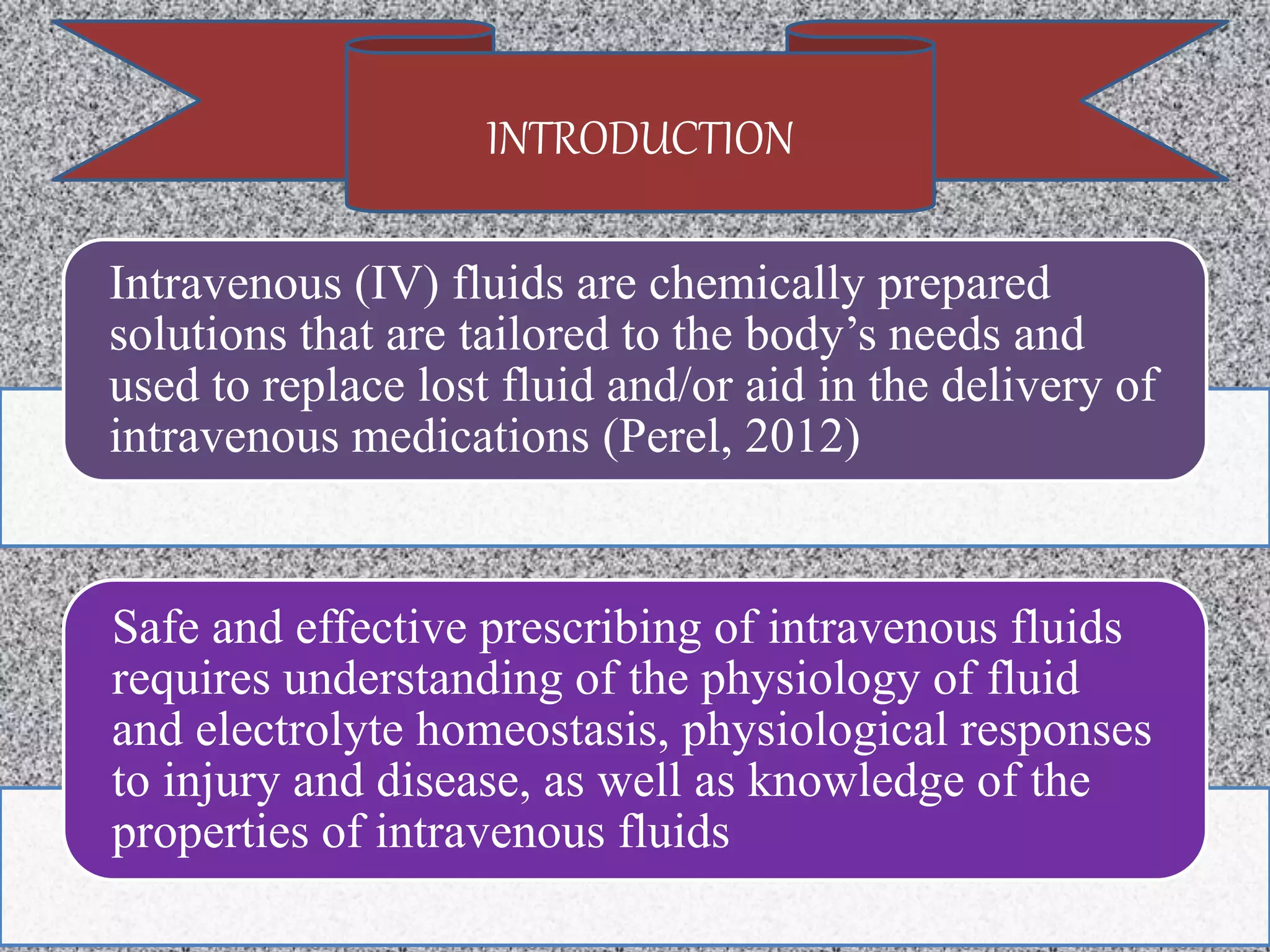 Common fluids used in anaesthesia and fluid therapy | PPT