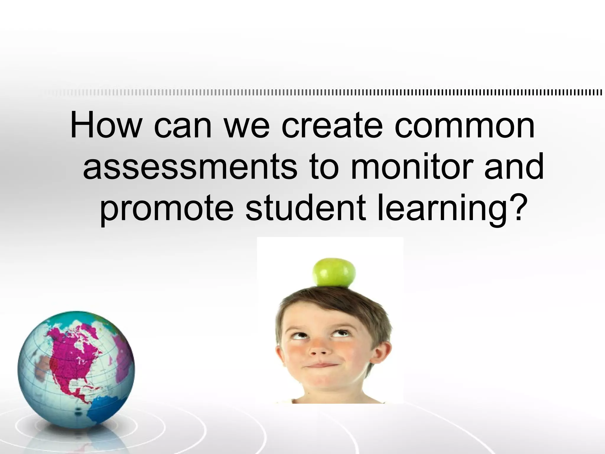 Common Formative Assessment | PPT