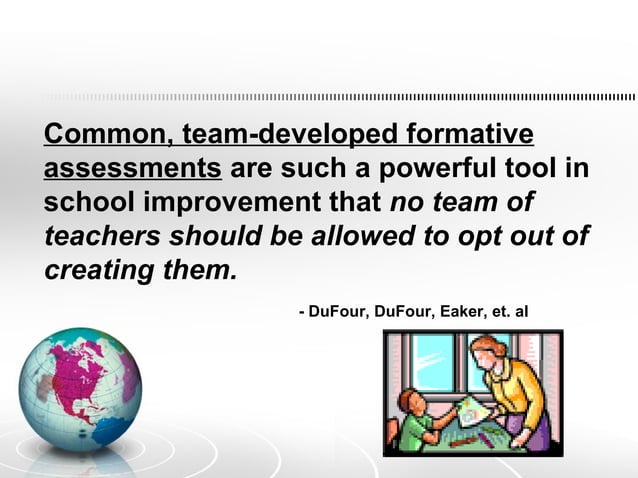 Common Formative Assessment | PPT