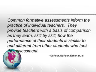 Common Formative Assessment | PPT