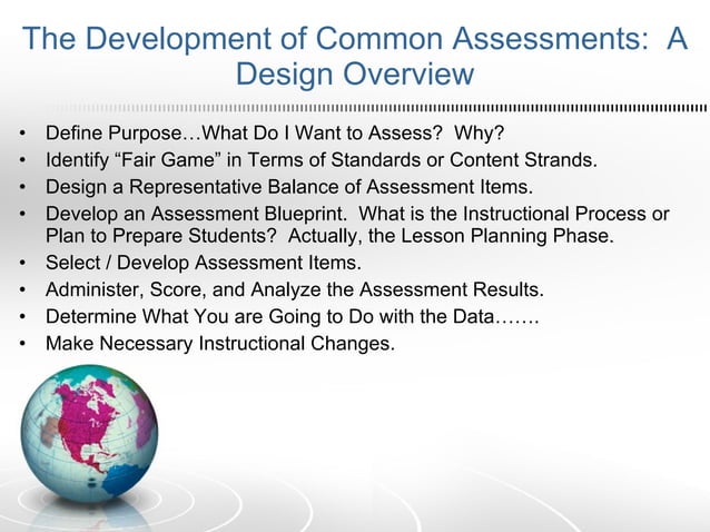 Common Formative Assessment | PPT