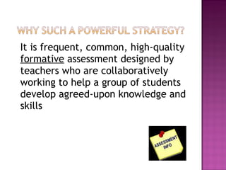 Common Formative Assessments | PPT