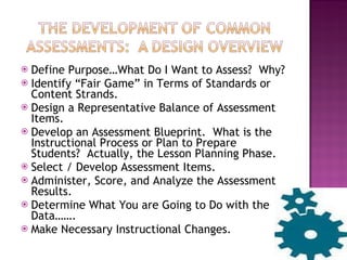 Common Formative Assessments | PPT