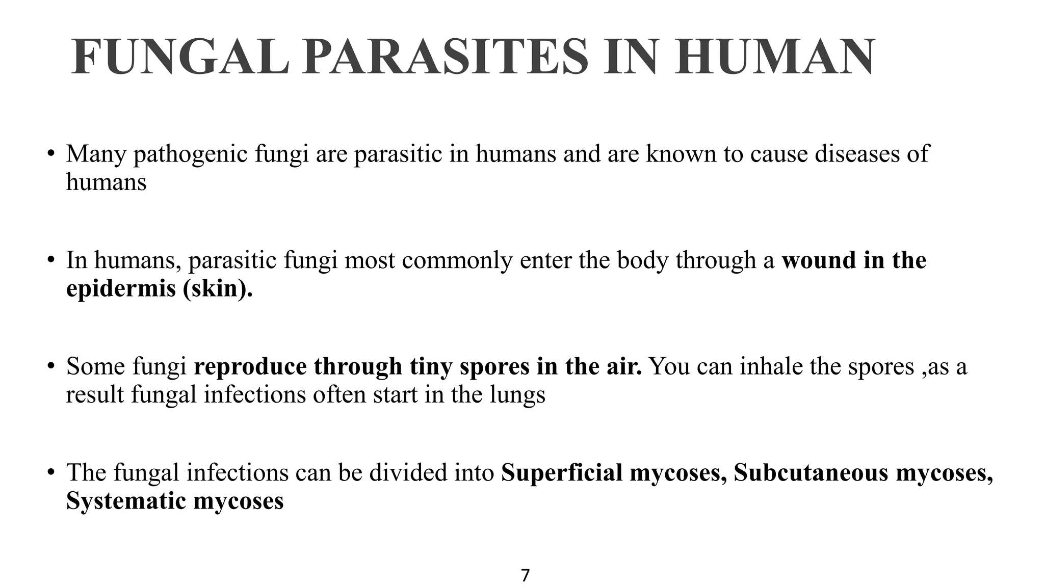 COMMON FUNGAL PARASITES OF PLANTS AND HUMANS | PPTX