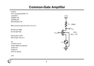 Common Gate Amplifier.pptx