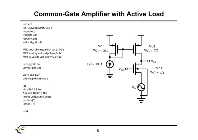 Common Gate Amplifier.pptx | Digital Audio | Computer Software and Applications
