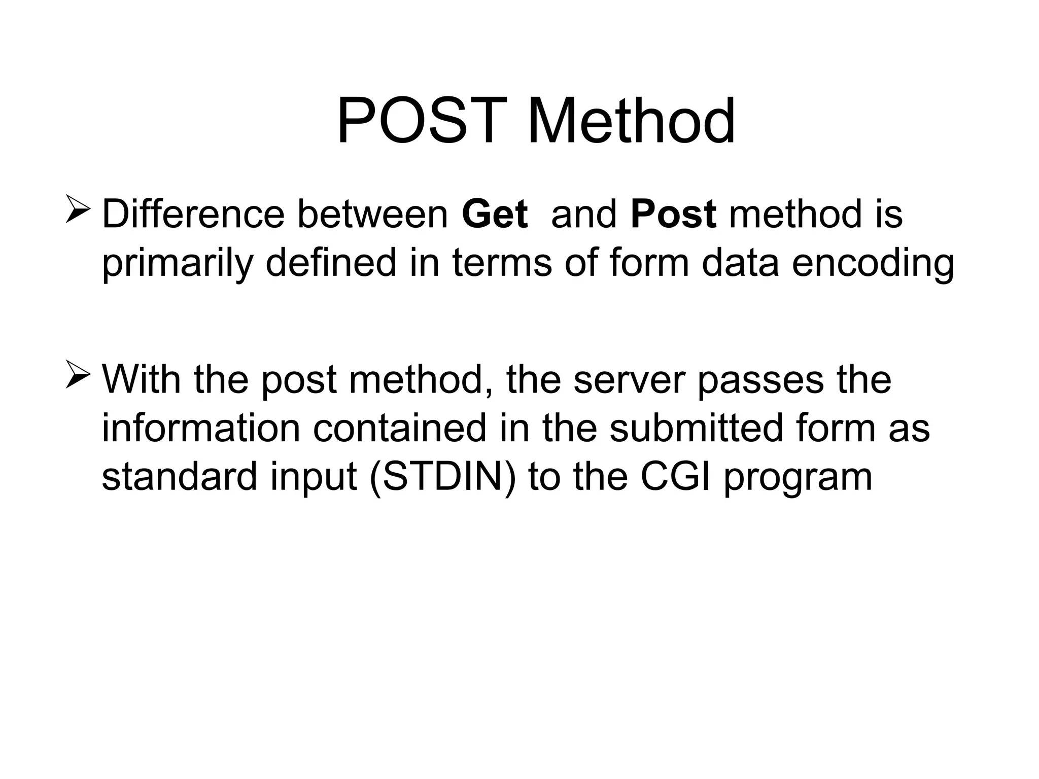 Common gateway interface | PPT