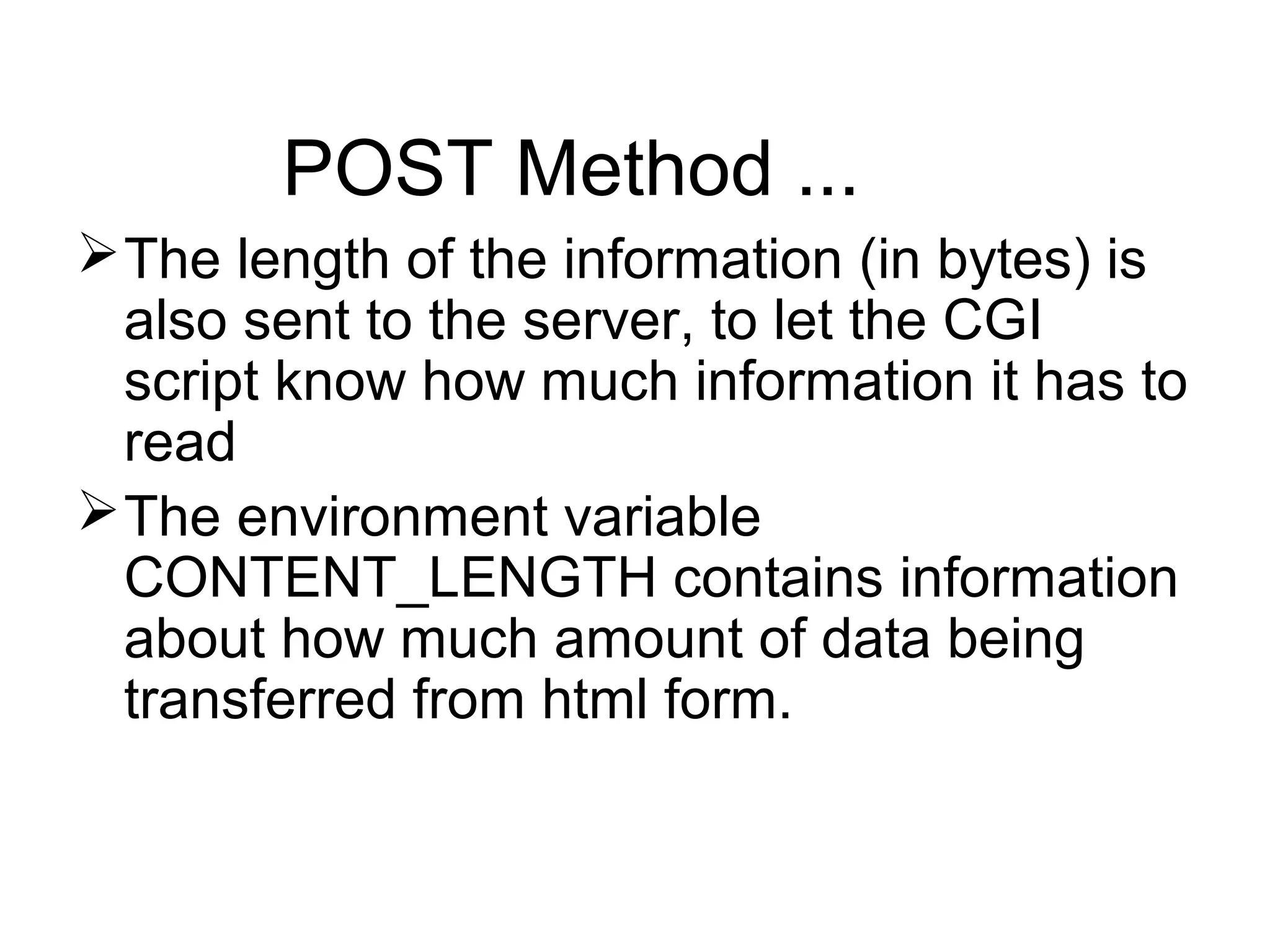 Common gateway interface | PPT