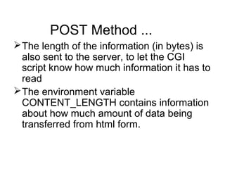 Common gateway interface | PPT