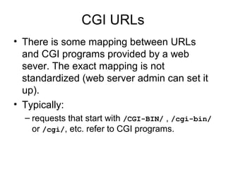 Common gateway interface | PPT