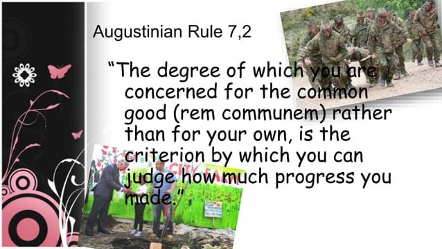 Augustinian Values - Common good | PPTX