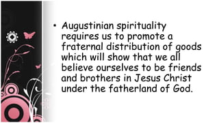 Augustinian Values - Common good | PPTX