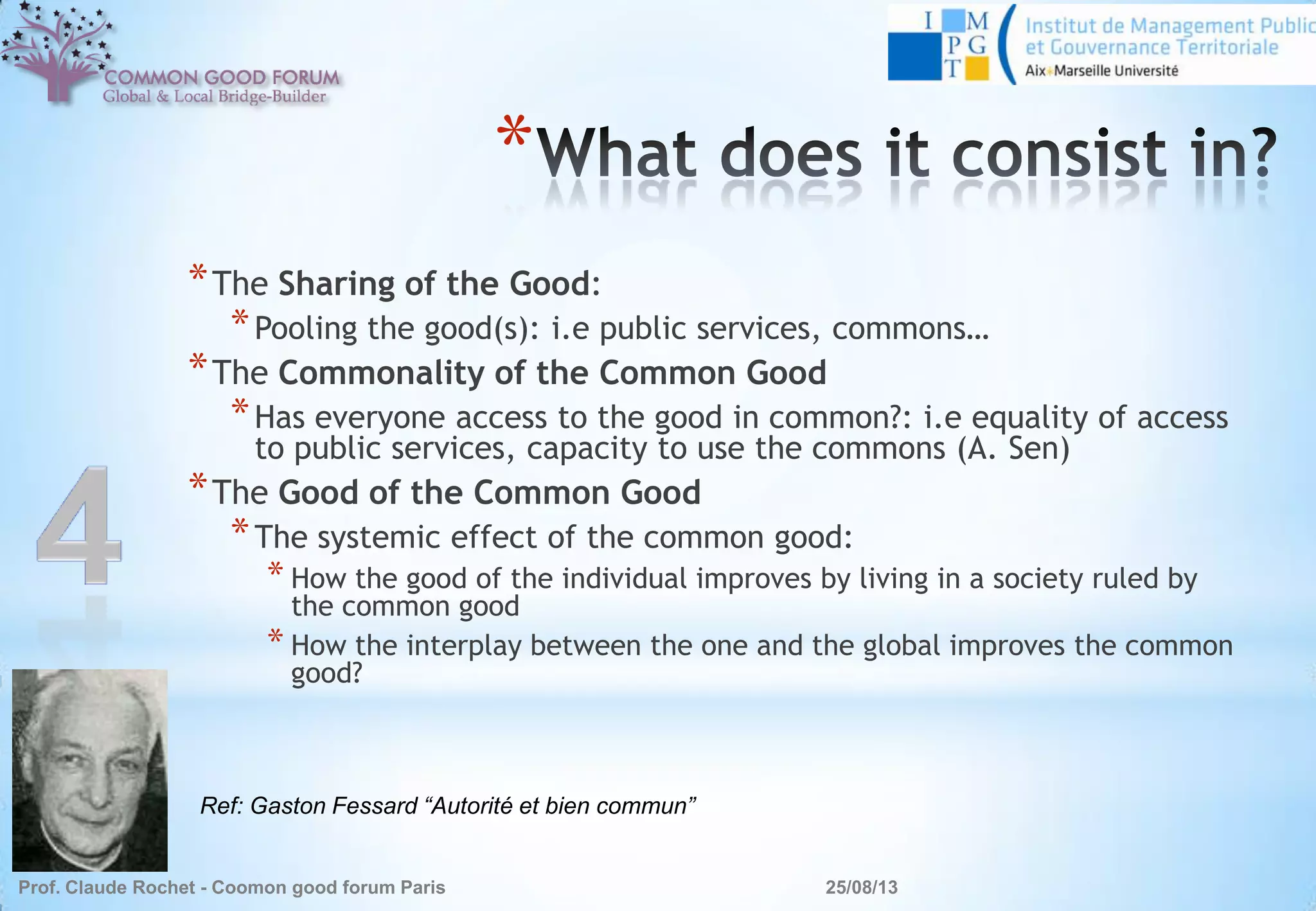 What is the Common Good? | PPTX
