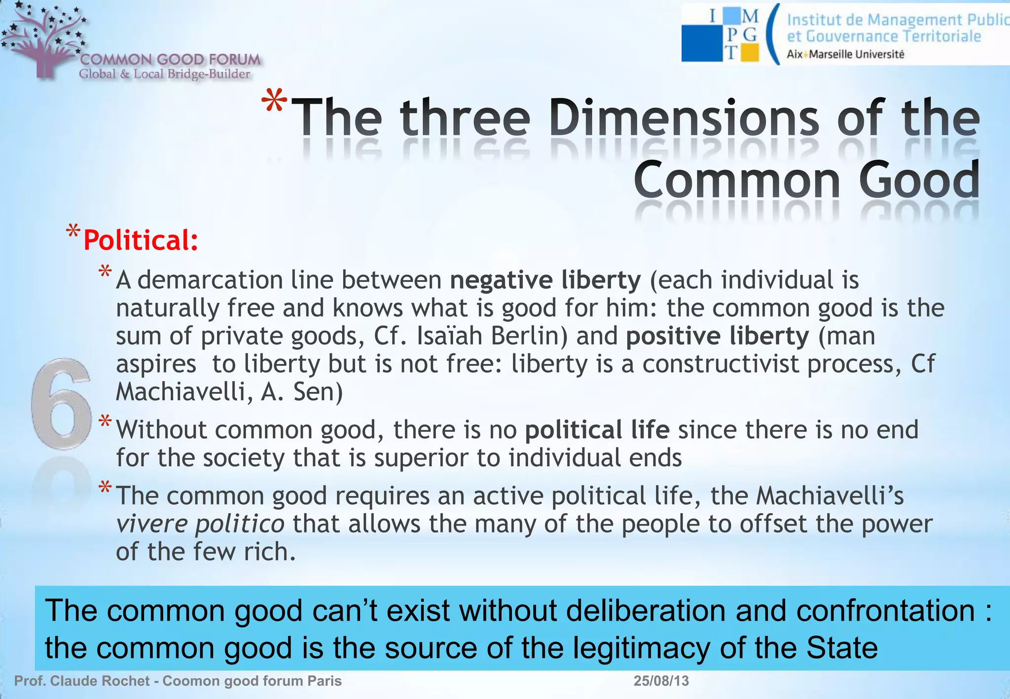 What is the Common Good? | PPTX