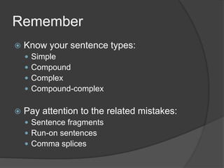 Common Grammar Mistakes and How to Fix Them | PPTX