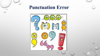 Common Grammatical Errors | PPT