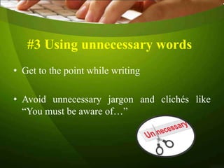 Common Grammatical Mistakes to Avoid in Scientific Writing | PPT