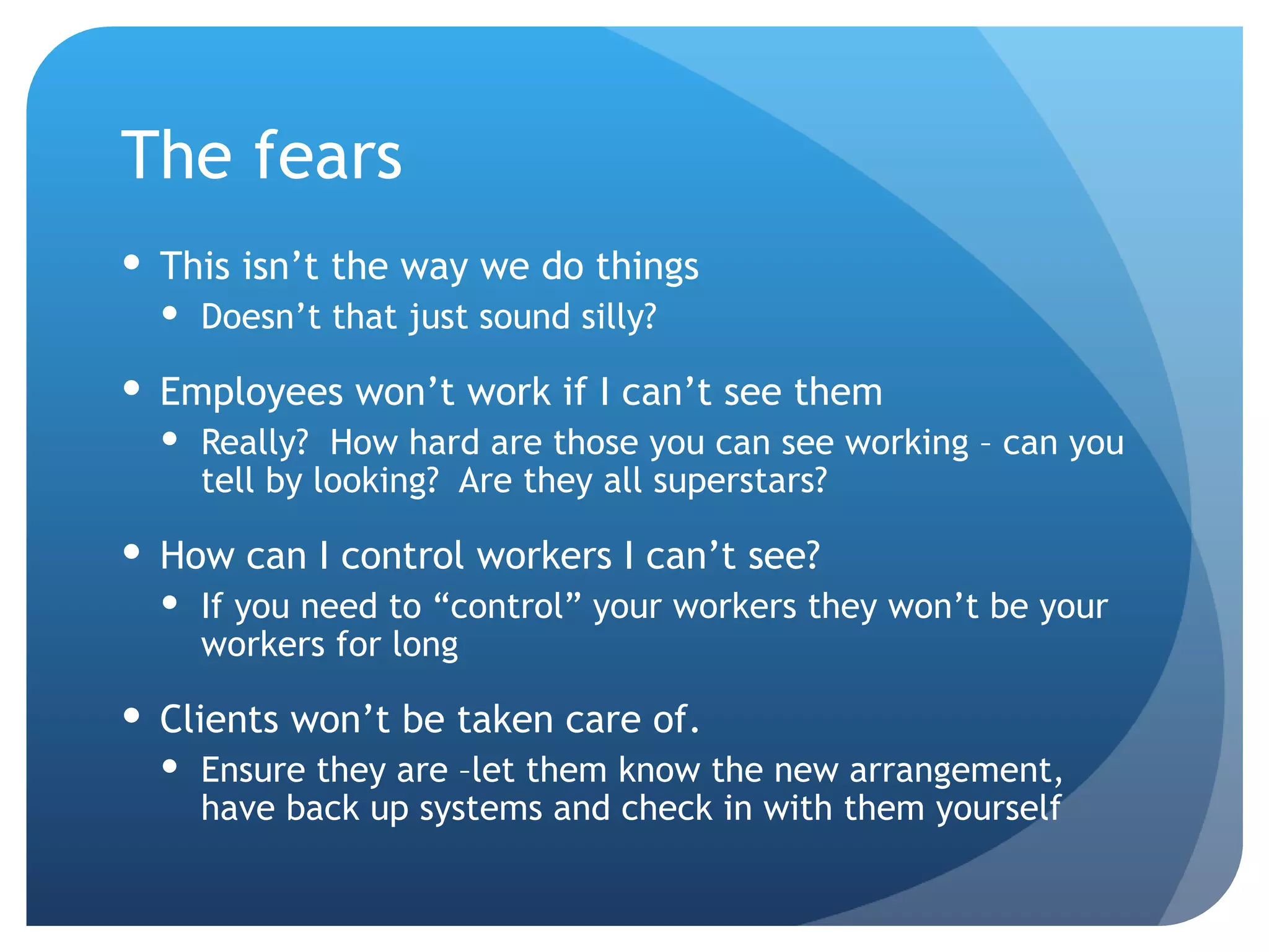 Finding Common Ground on Workplace Flexibility | PPT