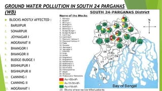 Common ground water pollutions of south 24 parganas | PPT