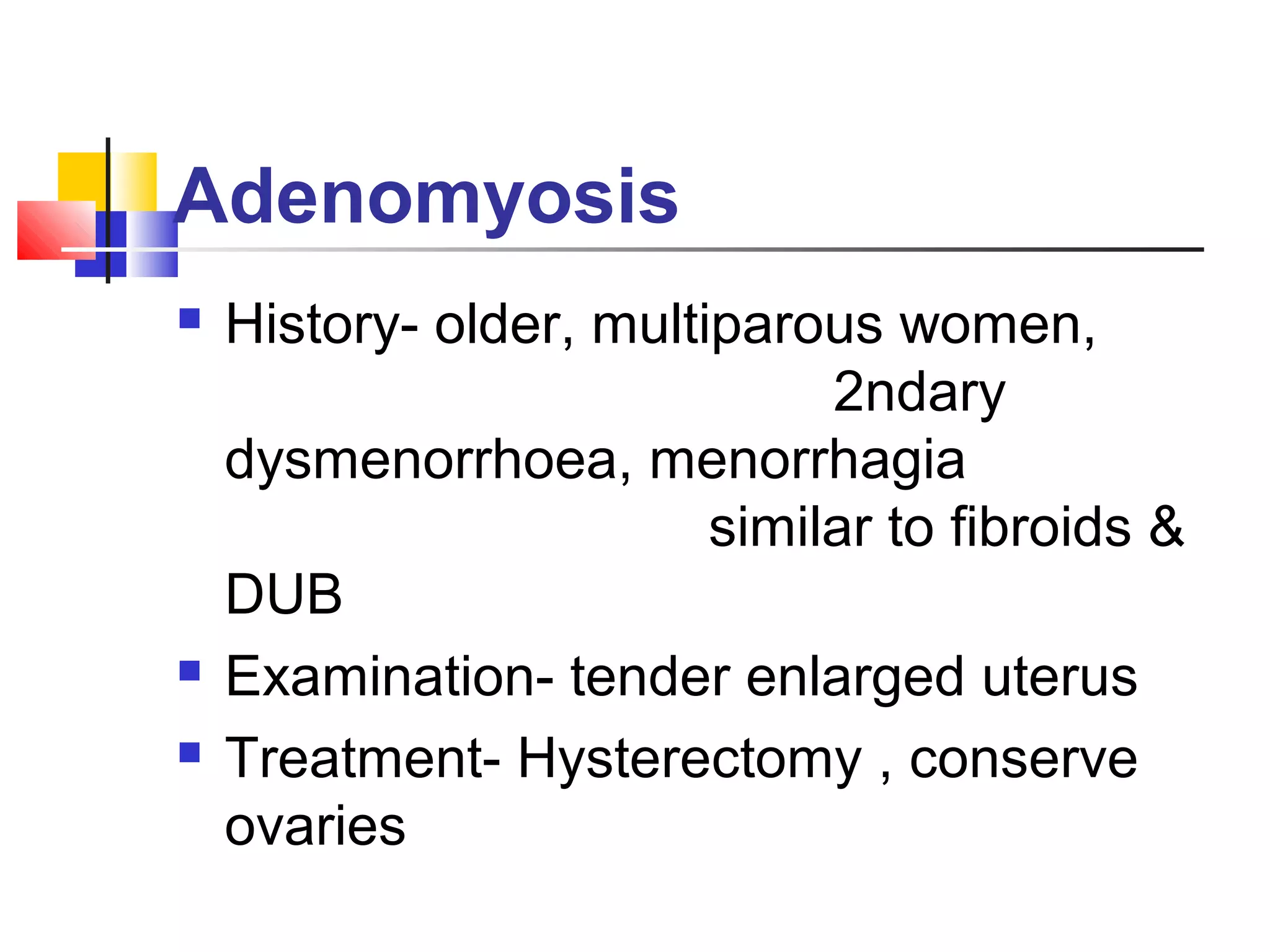 Common gynaecological problems | PPT