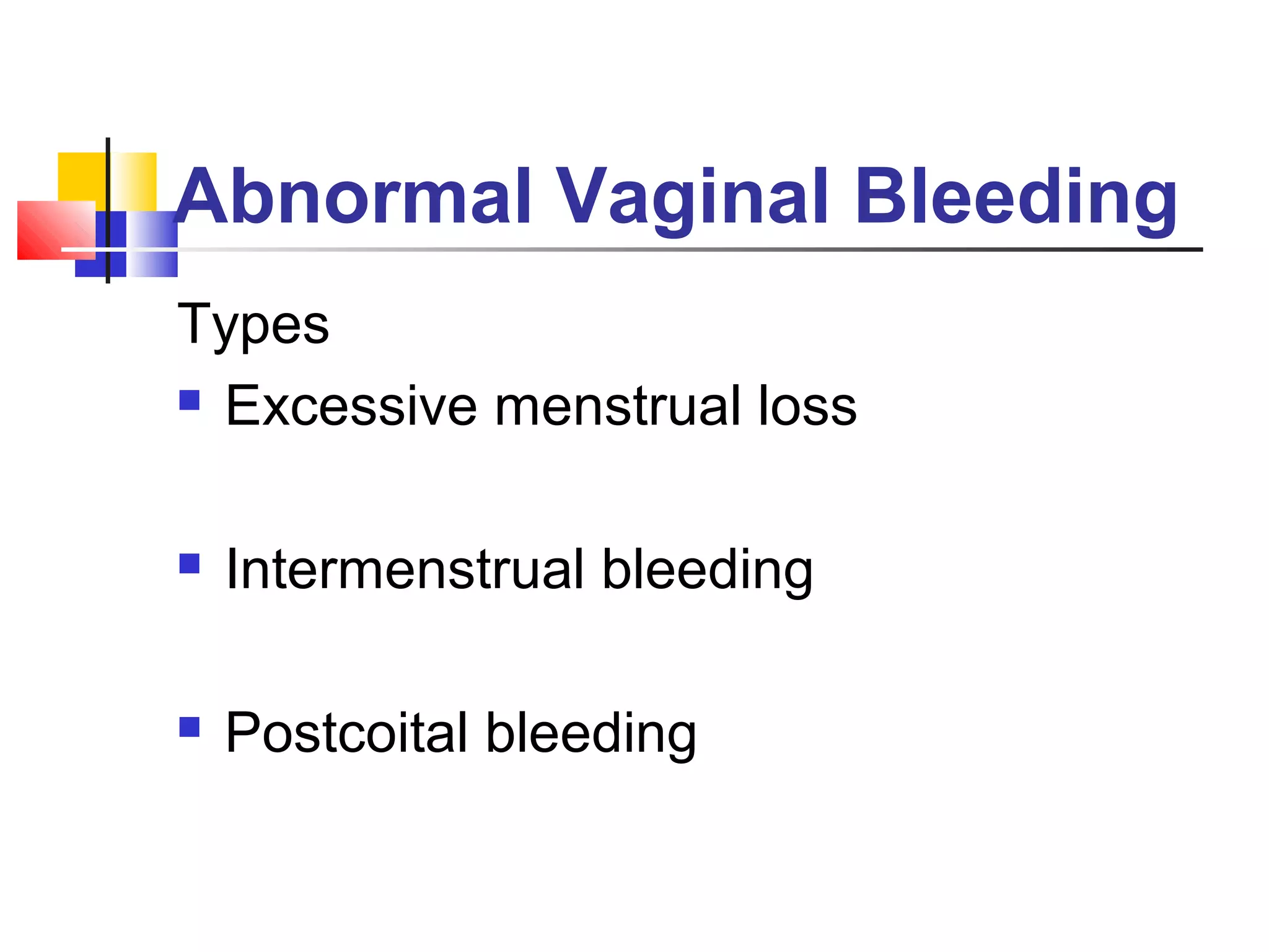 Common gynaecological problems | PPT