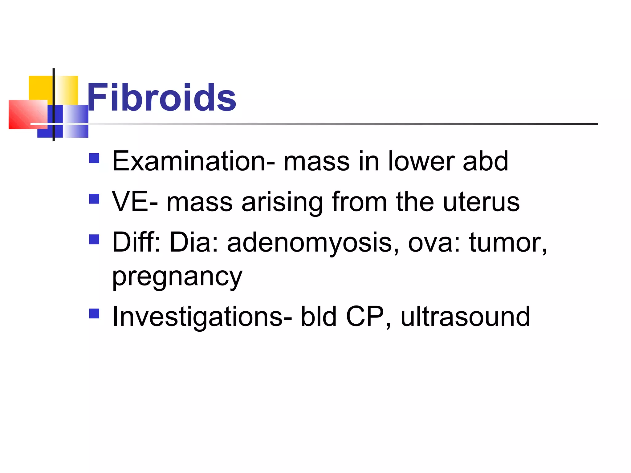 Common gynaecological problems | PPT