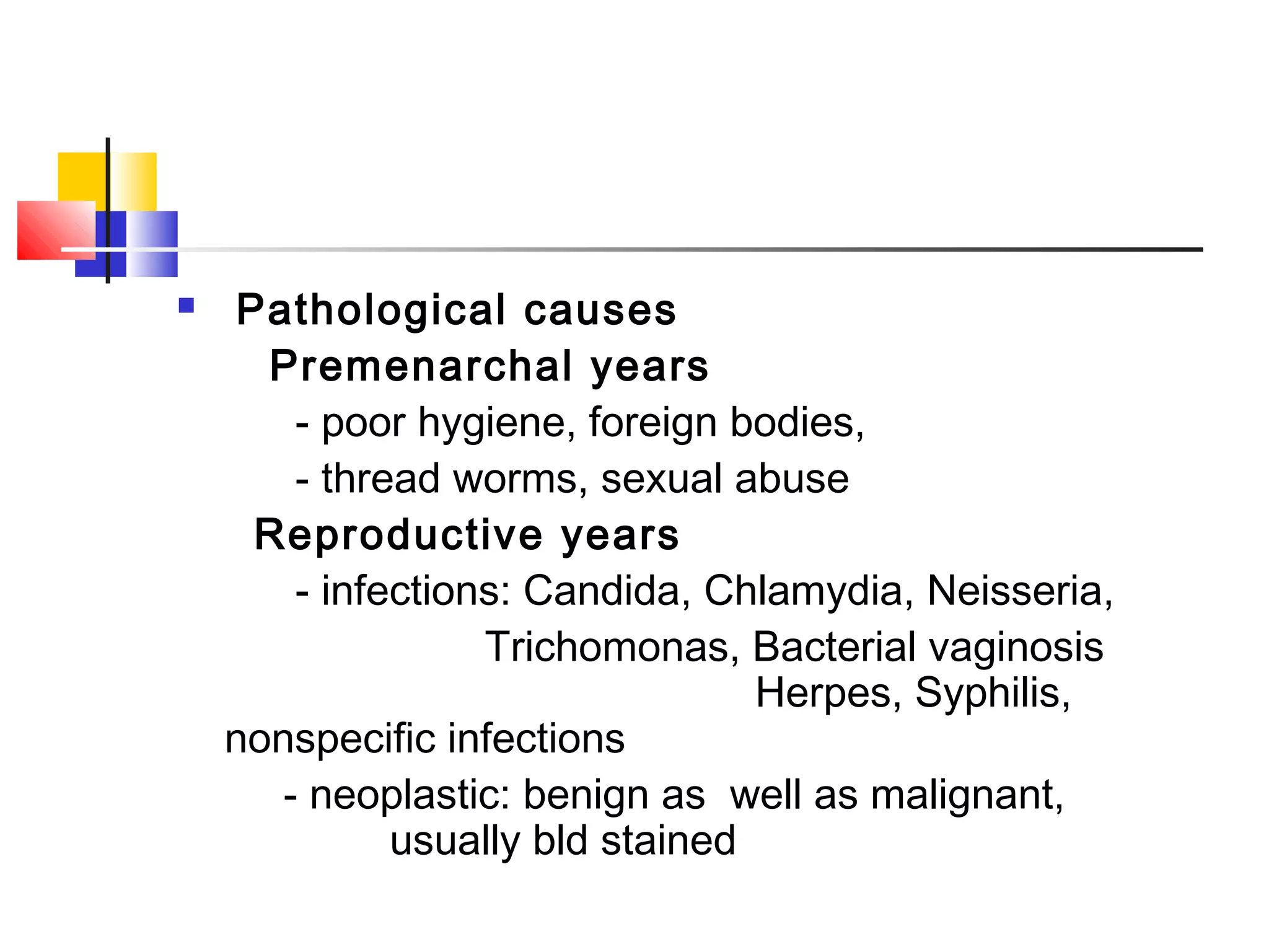 Common gynaecological problems | PPT