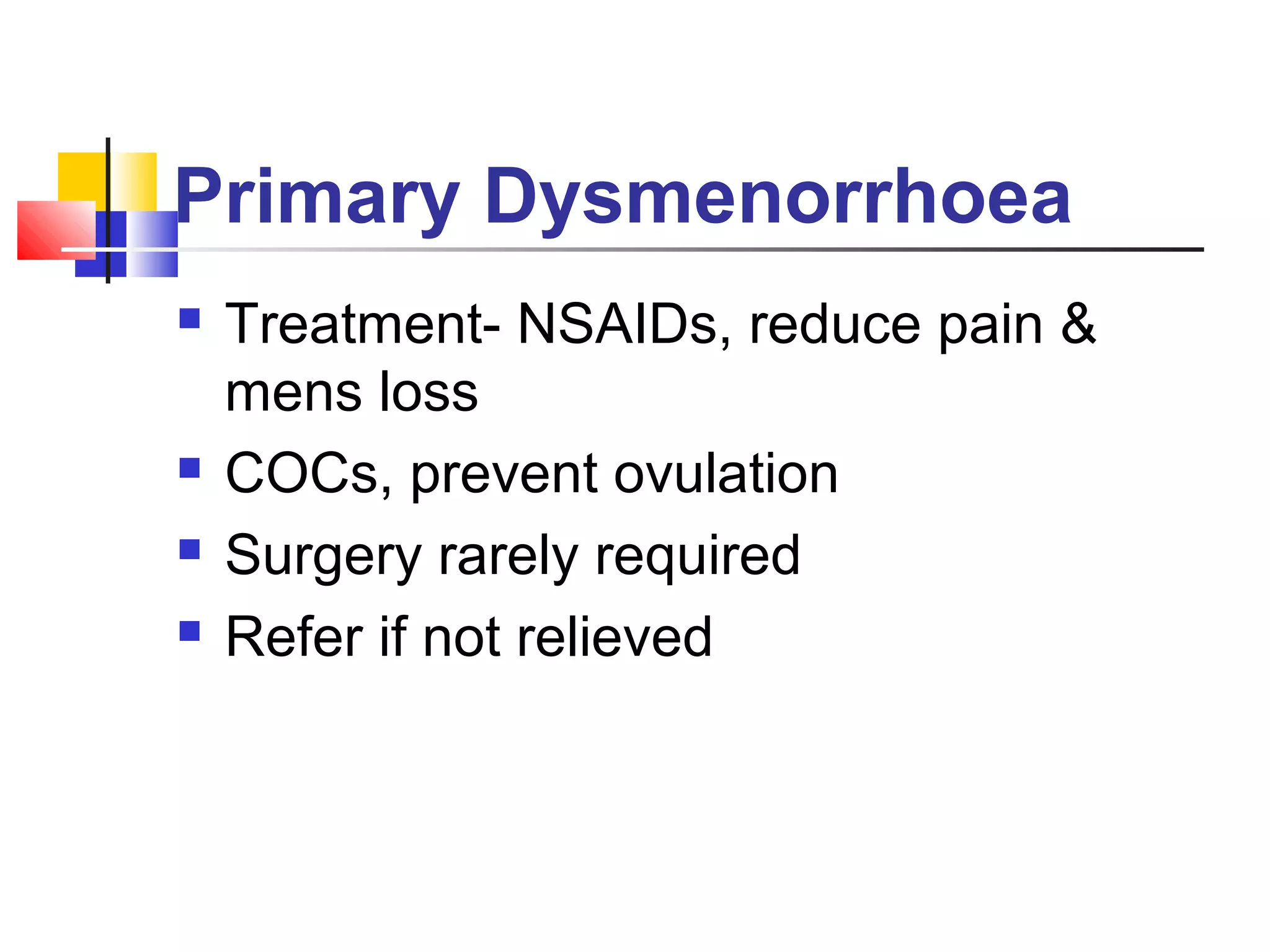 Common gynaecological problems | PPT