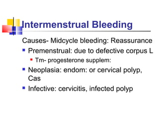 Common gynaecological problems | PPT