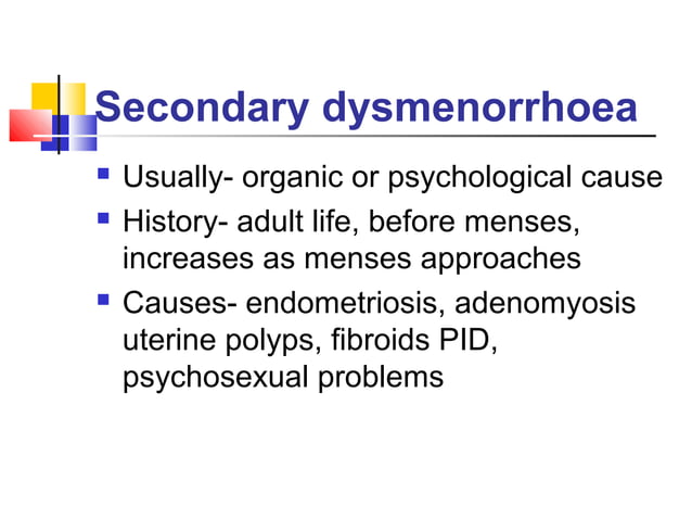 Common gynaecological problems | PPT