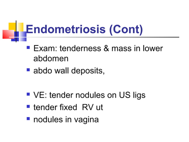 Common gynaecological problems | PPT