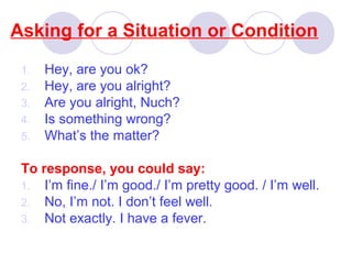 Common Health Complaints ESL | PPT
