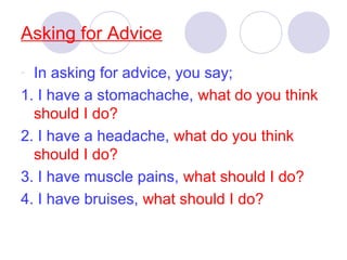 Common Health Complaints ESL | PPT