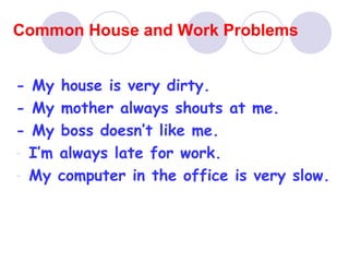 Common Health Complaints ESL | PPT