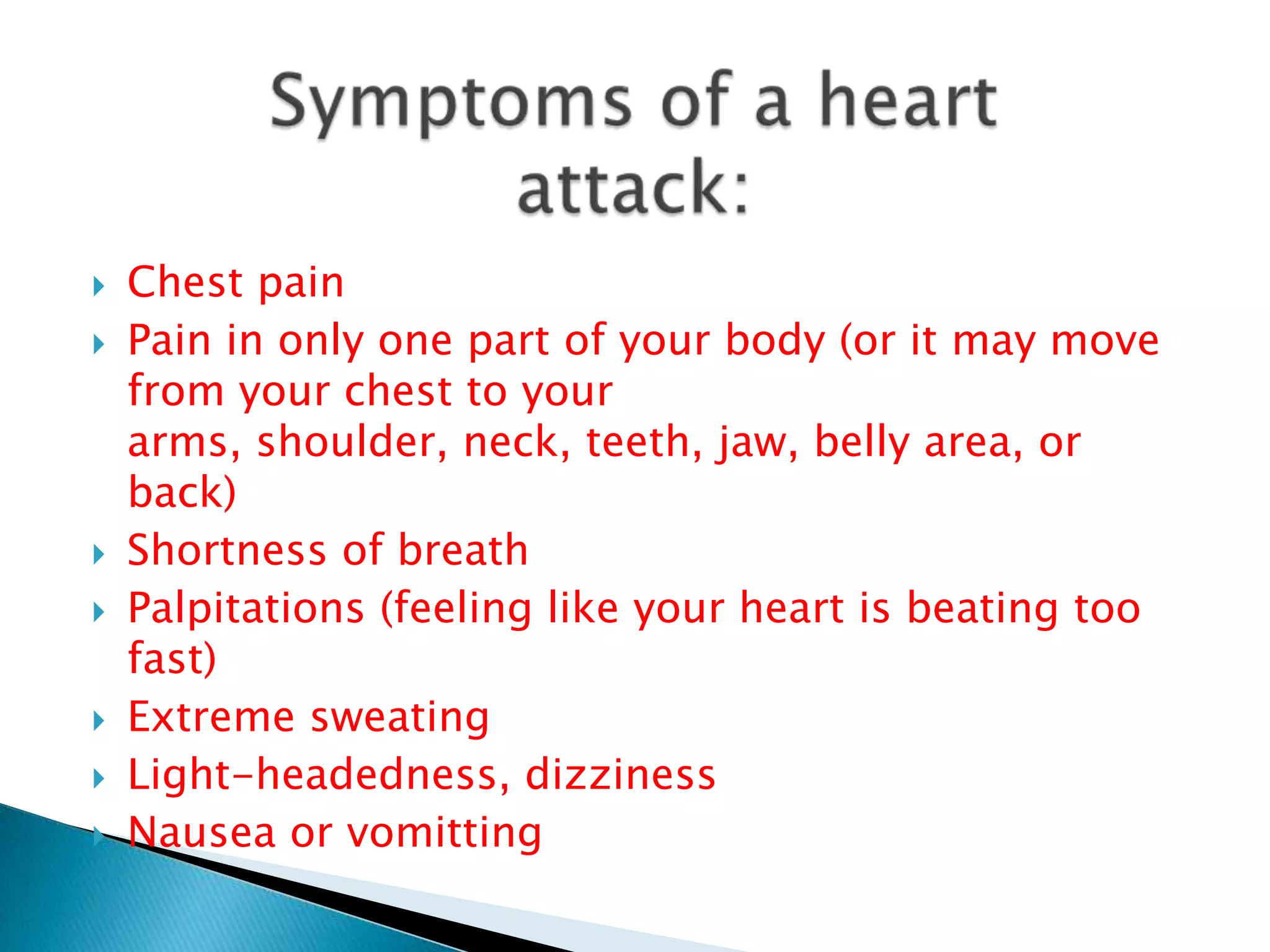 Common heart problems | PPSX