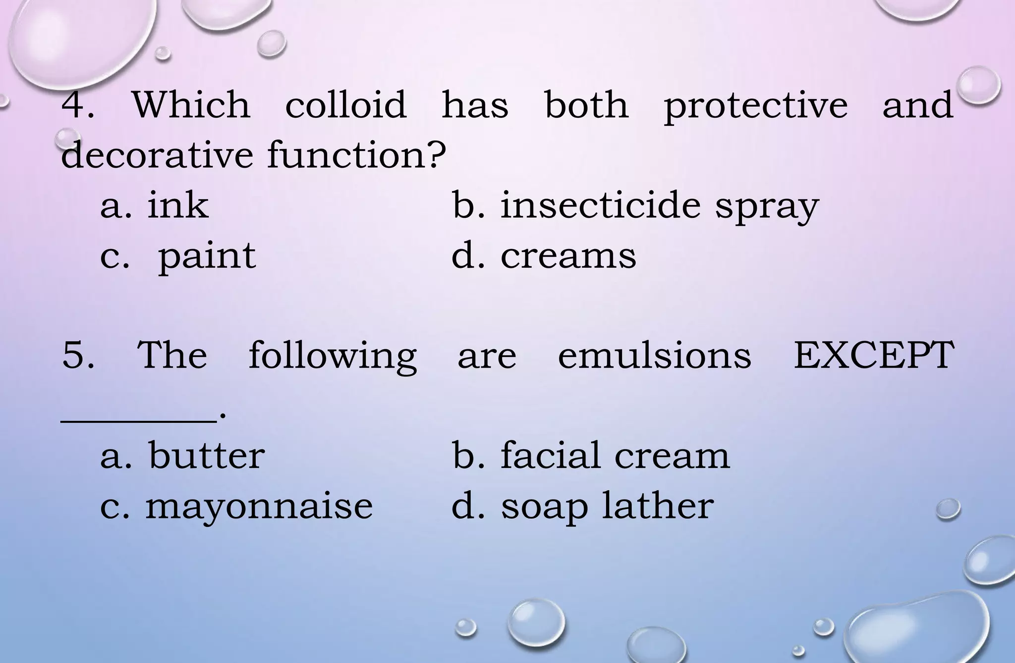 Common Household Colloids and Their Uses | PPTX